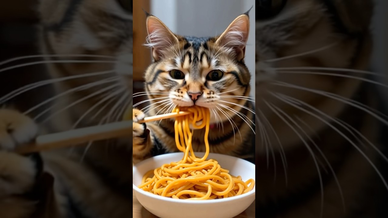 Yum yum yum~ So tasty, meow:) #cute #cat #smile #life #funny #happy #yummy #tasty #meow #funnyvideo
