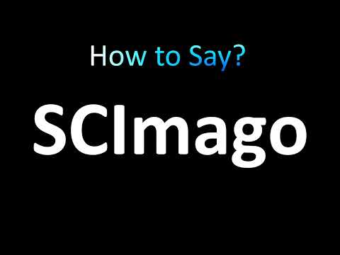 How to Pronounce SCImago (SJR)