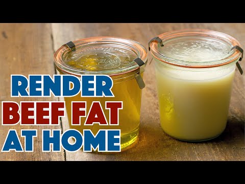 🔵 How To Render Beef Fat - Beef Tallow