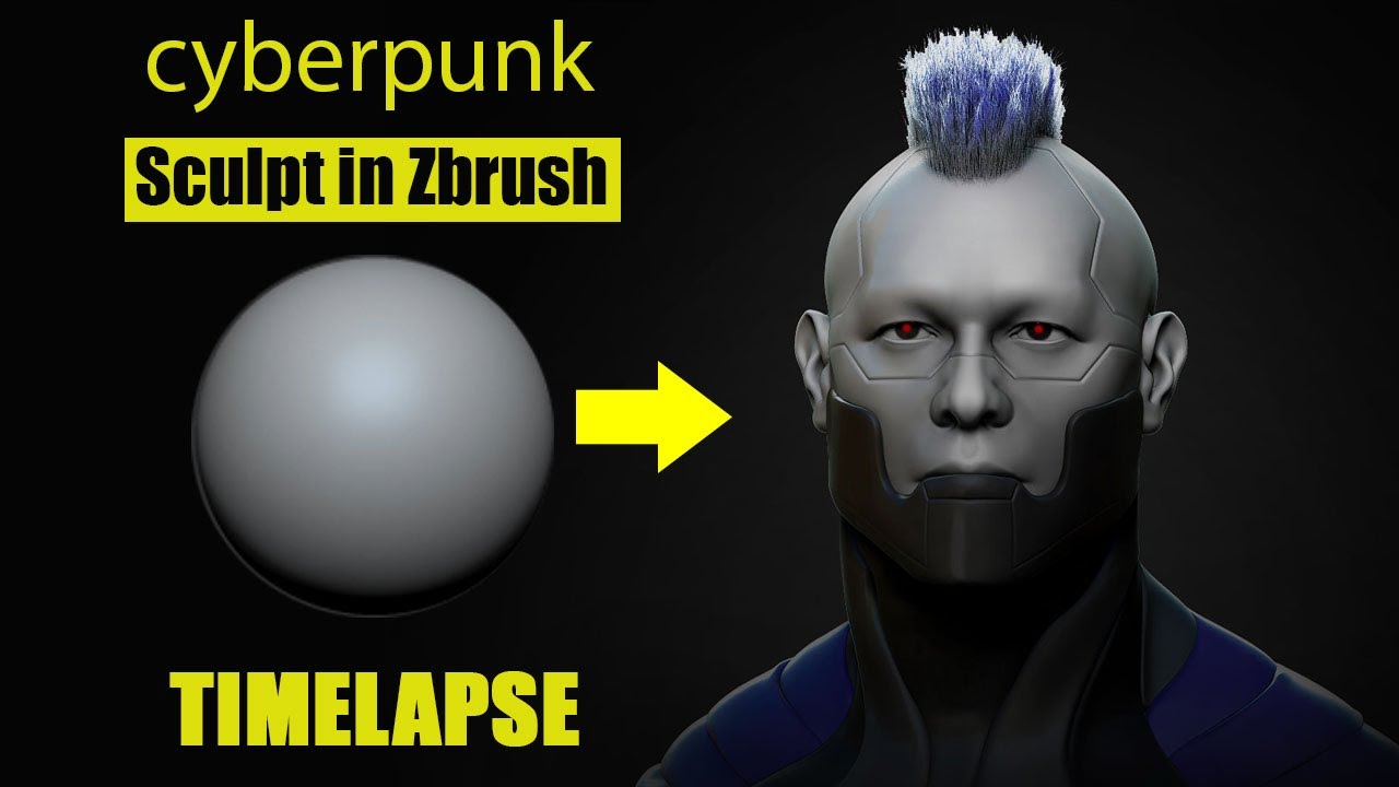 Cyberpunk Character Timelapse