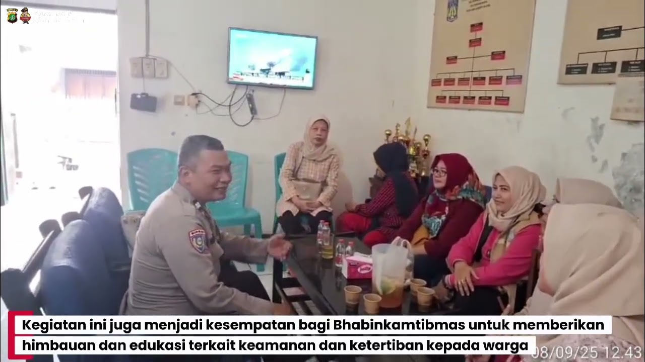 Sambang Kamtibmas Bhabinkamtibmas Polsek Pesanggrahan