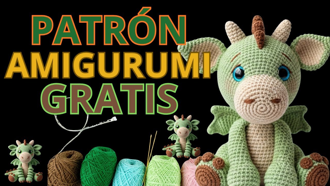 FREE AMIGURUMI PATTERN DRAGON Draco