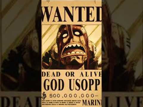 usopp bounty poster