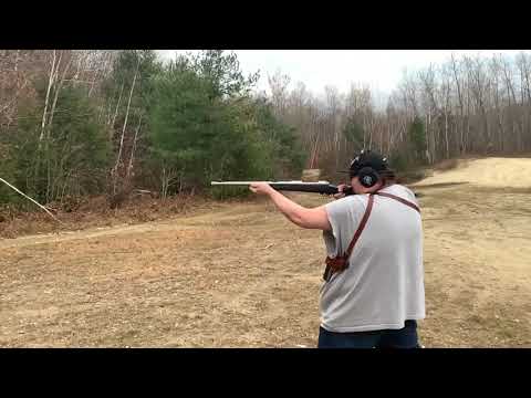Savage Alaskan Brush Hunter .375 Ruger in Slow motion.