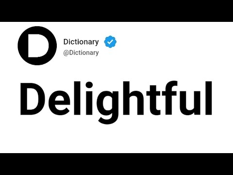 Delightful Meaning In English