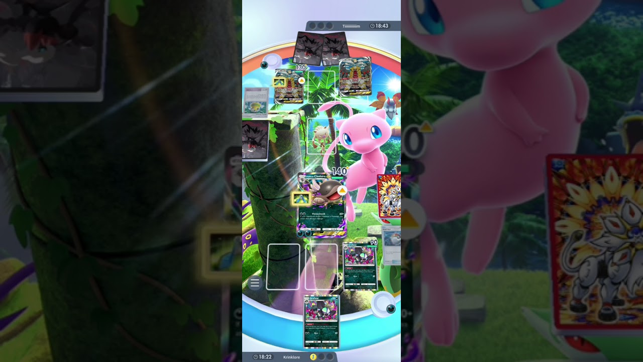 Darkrai/Giratina v.s. Dark Poison Team - Rank Match -  Pokemon TCG Pocket Gameplay