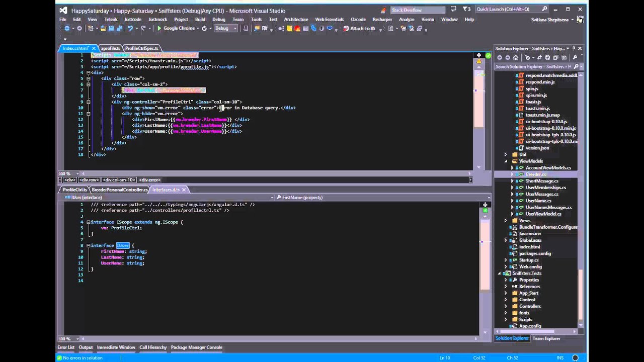 AngularJs Tutorial 101. Creating an AngularJS Controllers with TypeScript Object Oriented Approach