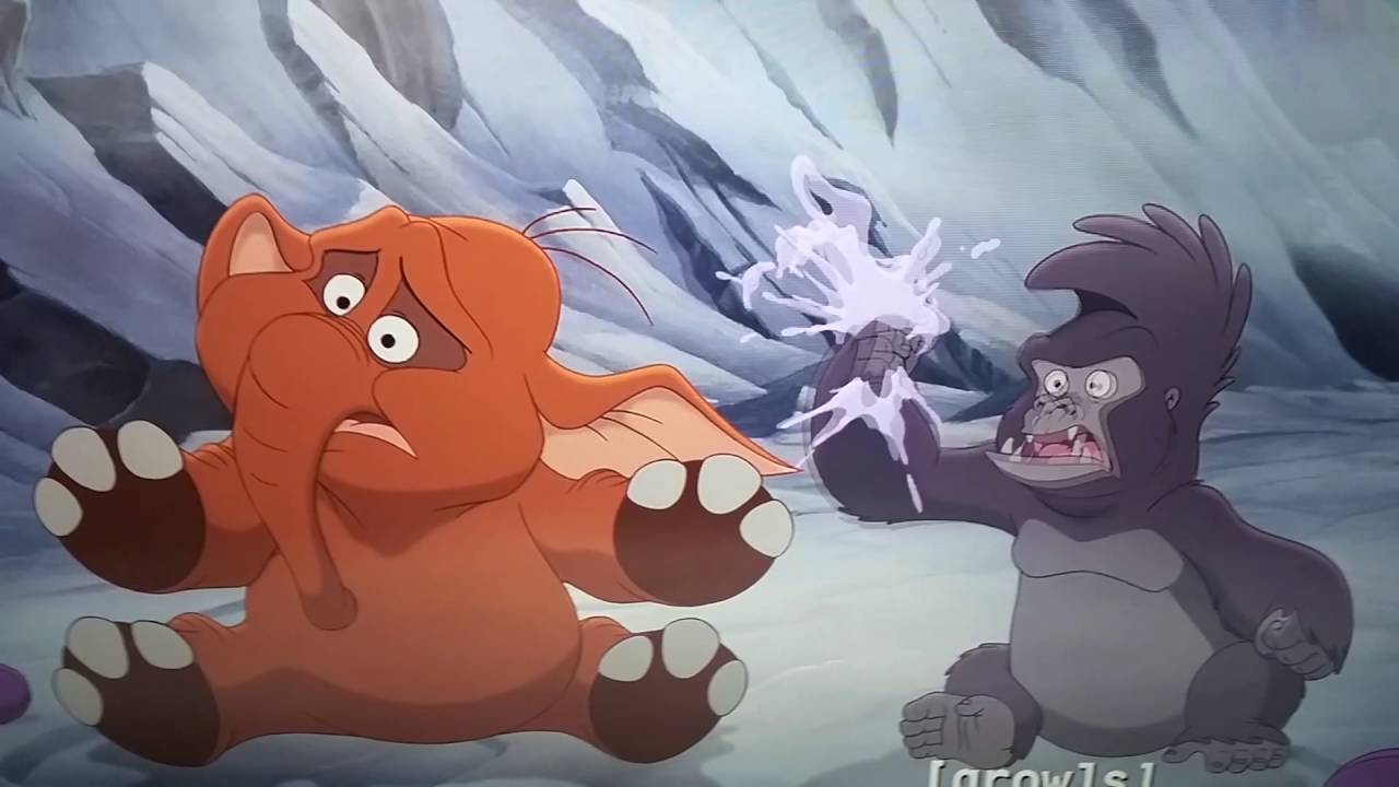 Tarzan 2 Terk Tantor and Tarzan Reunite