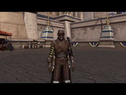 Cybernetic Pauldron Armor Set Preview 360° Spin (Male)