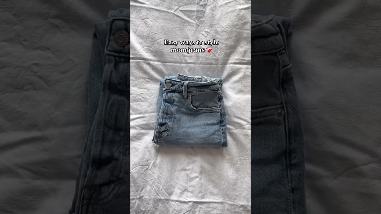 How to style Mom jeans 🌊
