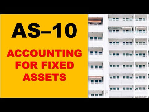 Accounting Standard 10 | ACCOUNTING FOR FIXED ASSETS | AS 10
