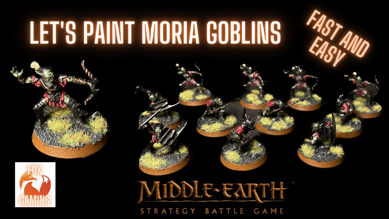 How to paint Moria Goblins (Easy painting tutorial) #mesbg #paintingtutorial #moriagoblin