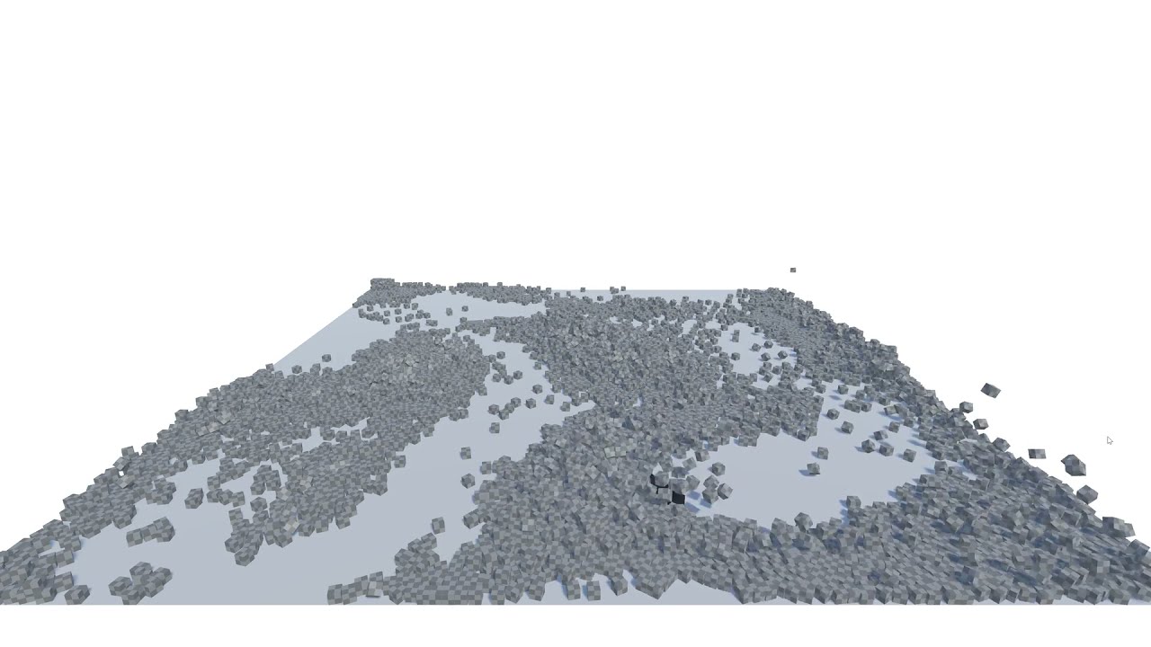 Unity 2020.3 DOTS Physics Test 6000 cubes
