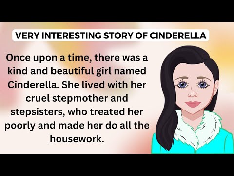 Learning English Through Story | Beginner Level | Cinderella |English speaking | Reading