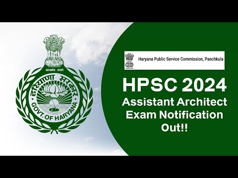 HPSC assistant Architect 2024 Exam Notification Out !!!!