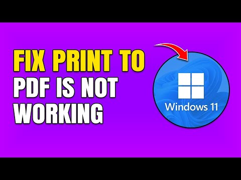 How To Fix Print To PDF Not Working in Windows 10 & 11