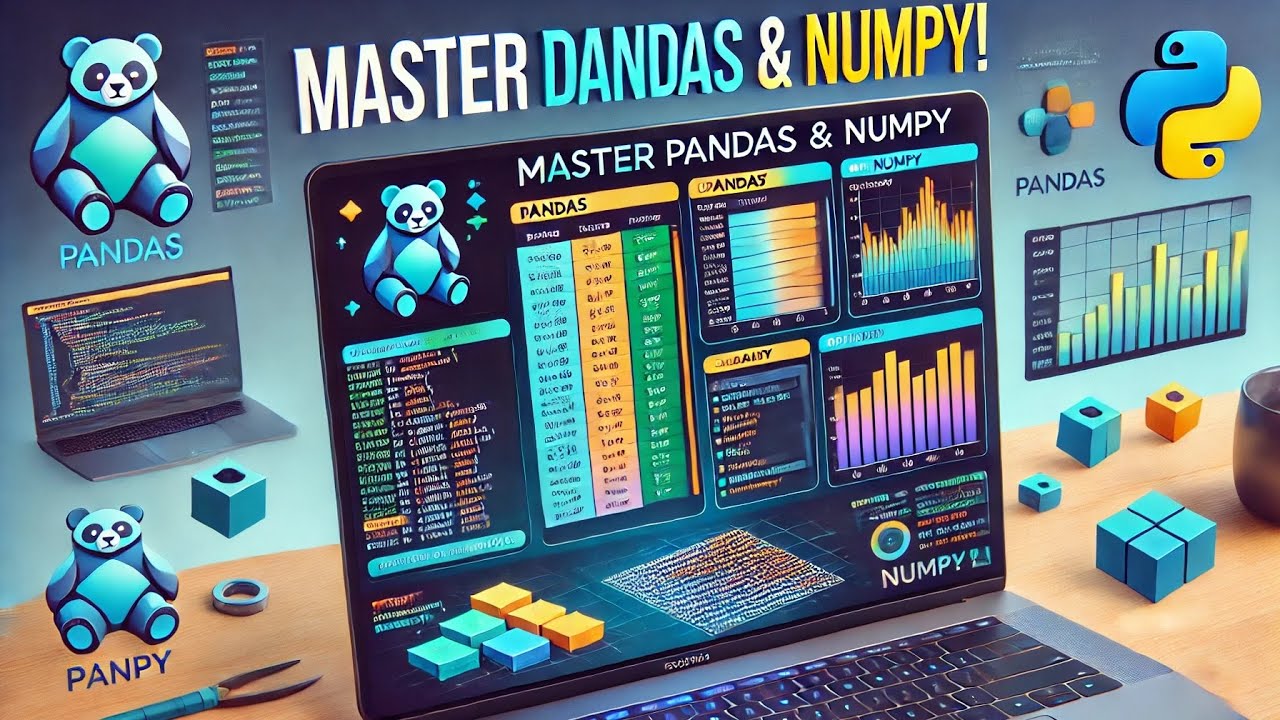 I want to master Data Analysis in computer with Pandas & NumPy: A Beginner’s Guide.
