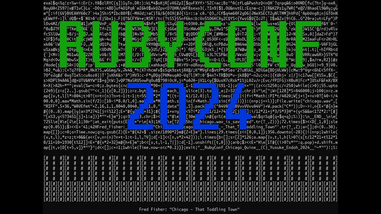 RubyConf Chicago Quine