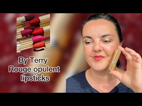 By Terry Rouge Opulent Lipsticks/ 4 shades / swatches & review