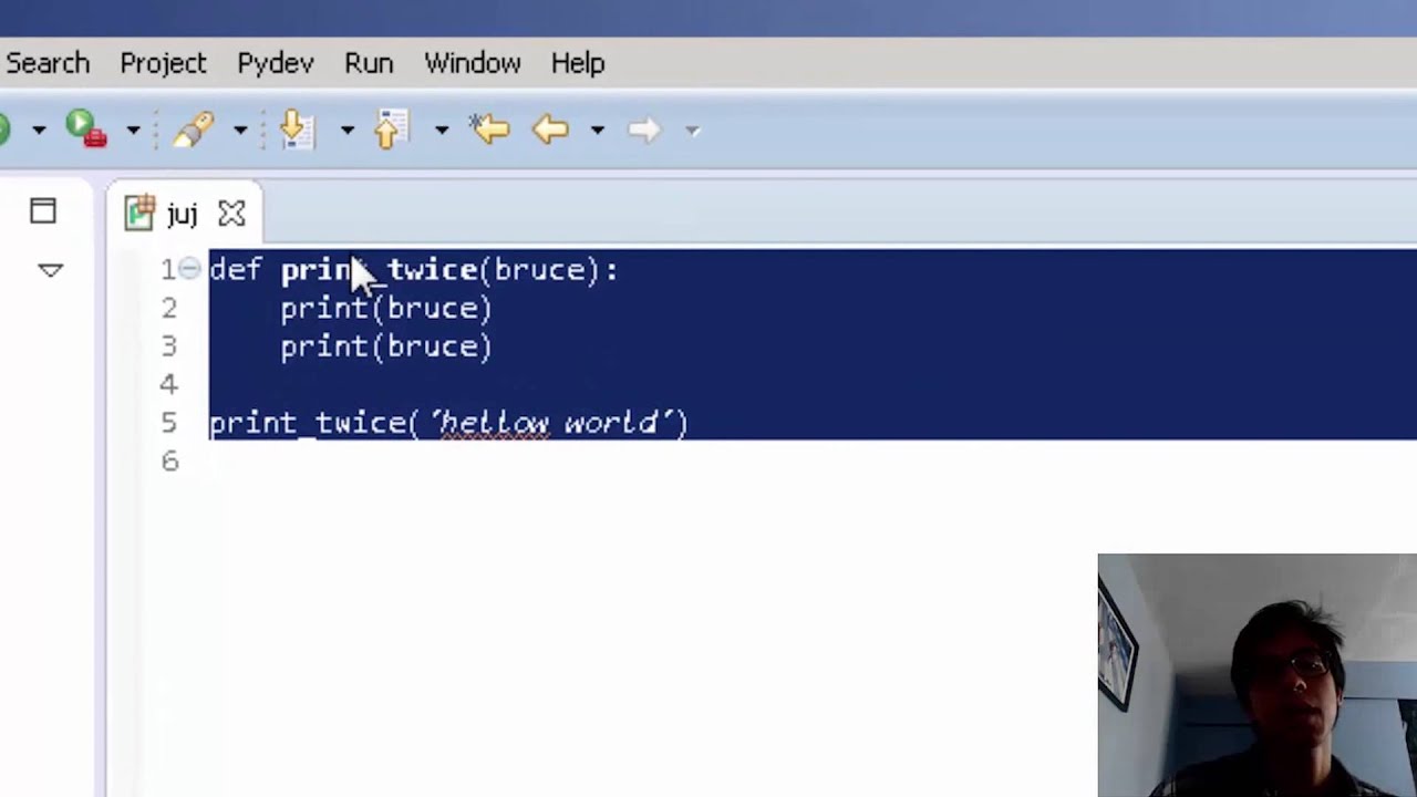 Create Python project in IDE and run inside the IDE (Eclipse)
