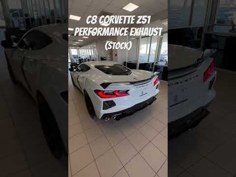 2022 C8 Corvette Stingray w/ Z51 package - stock exhaust- cold start #corvette #c8 #c8corvette #z51