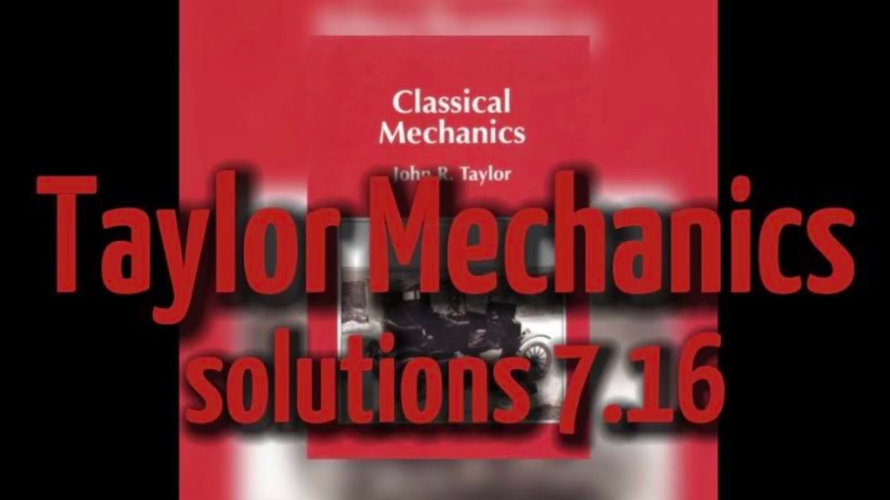 Taylor Mechanic Solution 7.17: Lagrangian of Sliding Cylinder