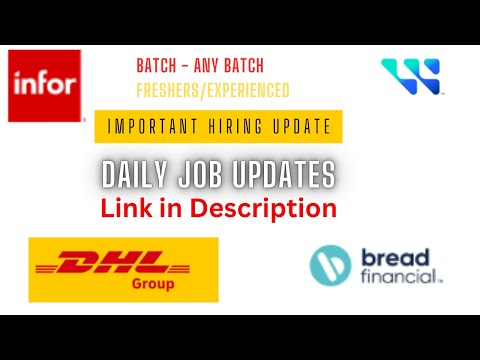 Daily jobs updates | OFF Campus Drives Updates