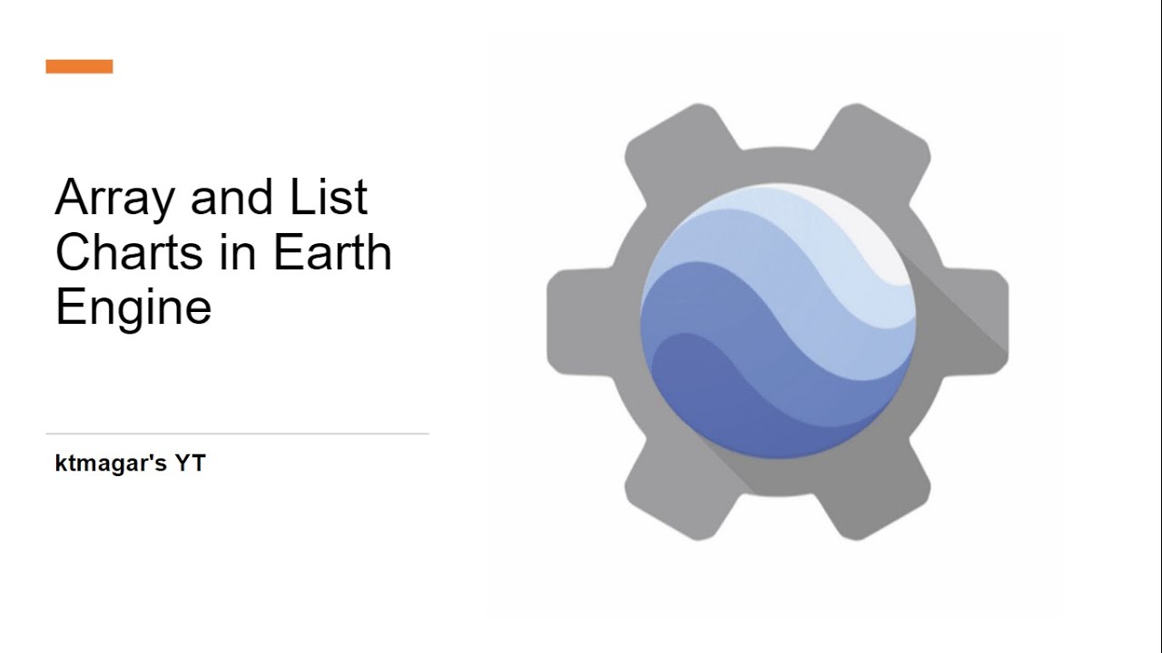 Array and List Charts in Earth Engine