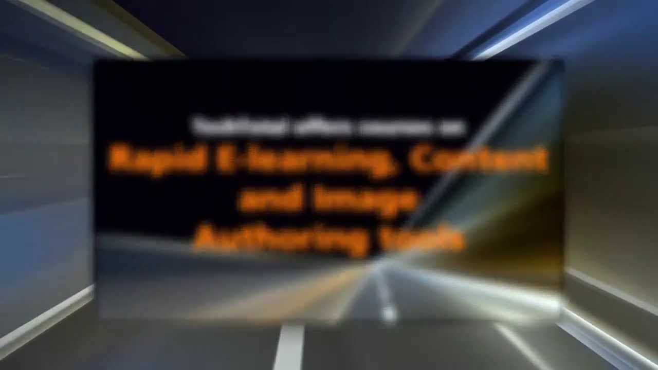 Rapid e-learning tools and Authoring tools training @ TechTotal.