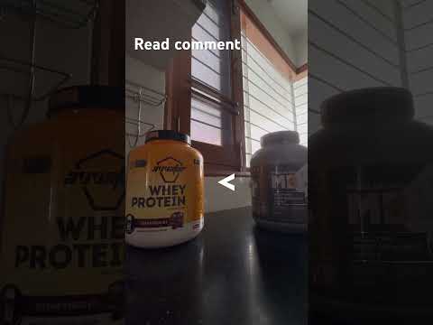 Muscle blaze vs Avvatar whey protein #wheyprotein #muscleblaze #avvatar #gym #subscribe