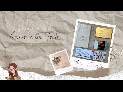 TRAVEL & SKETCH [ TRC USA x ATK ] 01. Watercolor Palette Setup + Drawn to High Places Pink Palette