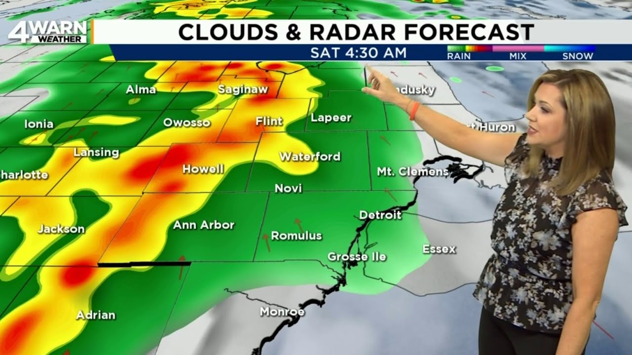 Metro Detroit weather forecast April 17, 2026 -- Noon Update