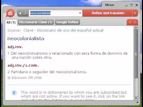 Definición de neocolonialista