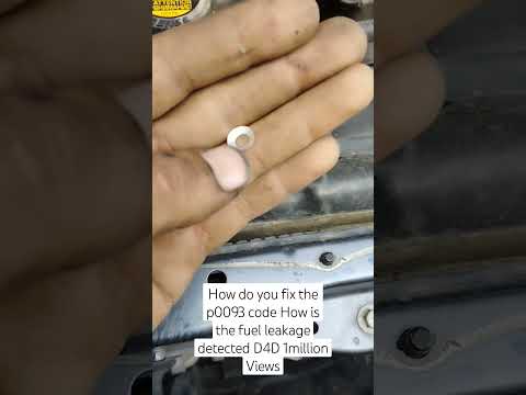 How do you fix the p0093 code How is the fuel leakage detected #D4D #p0093 fuel liking problem #vigo