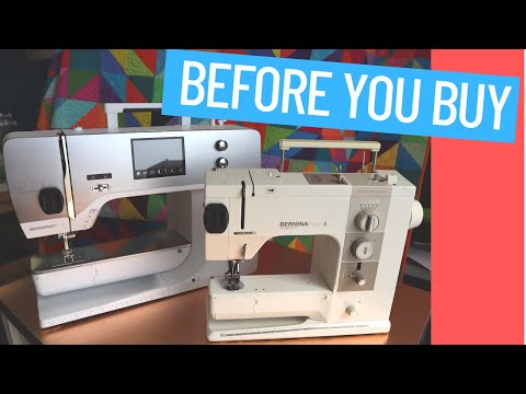 🧵 BUYING A NEW SEWING MACHINE - 8 QUESTIONS YOU NEED TO ASK YOURSELF BEFORE YOU PURCHASE