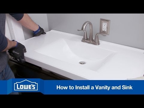 How To Install a Bathroom Vanity