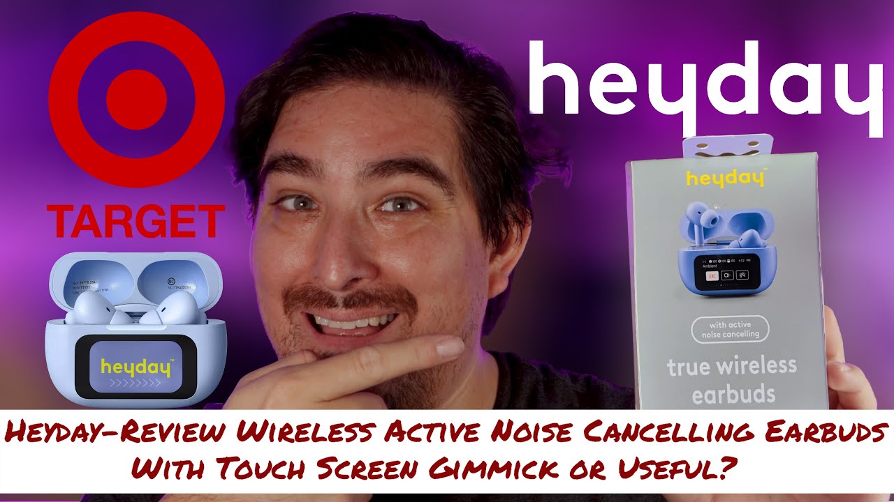 Heyday - Review Wireless Active Noise Cancelling Earbuds With Touch Screen Gimmick or Useful?