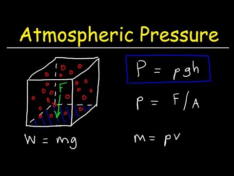 Atmospheric Pressure Problems - Physics & Fluid Statics