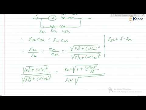 Extension of Range of MI Ammeter - Electromechanical Indicating ...