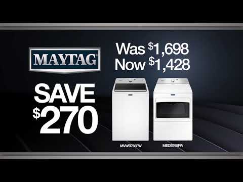 Black Friday Discounts on Maytag Appliances at Zeglin's Home TV & Appliance