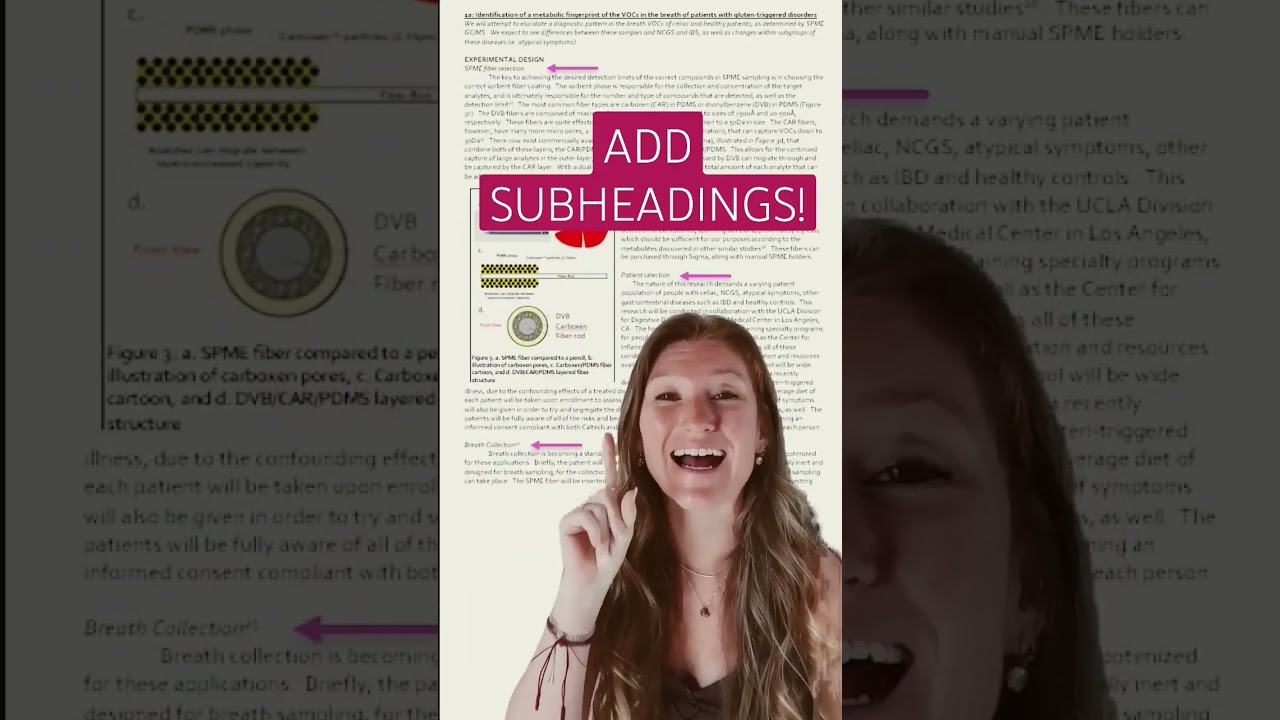 MSCA 2023: Why you need SUBHEADINGS in your fellowship applications! #marieskłodowska #msca