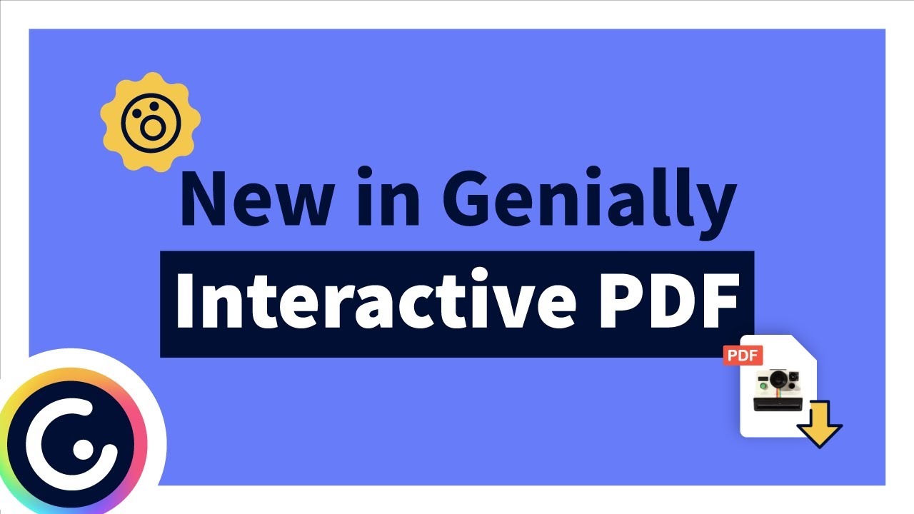 New in Genially: Download an interactive PDF
