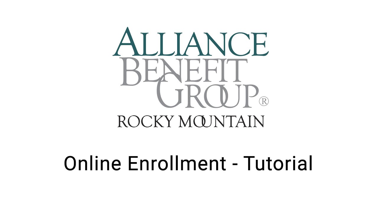 Online Enrollment - Tutorial