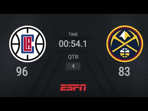Clippers @ Nuggets | NBA on ESPN Live Scoreboard | #WholeNewGame