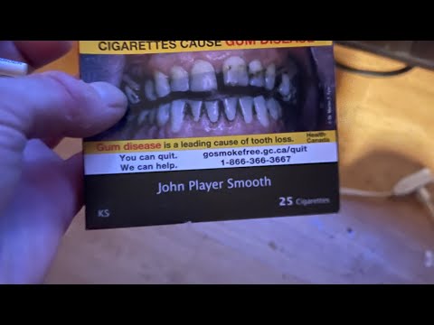 John Players Smooth Canadian Ciggarettes filter labels!!