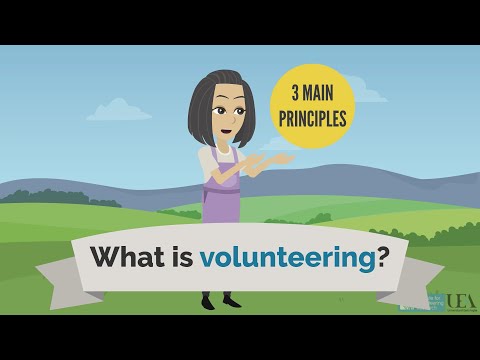 What is volunteering?