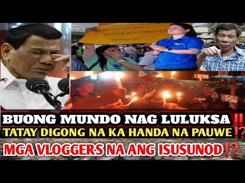BUONG MUNDO NAG LULUKSA‼️ TATAY DIGONG NA KA HANDA NA PAUWE⁉️ MGA VLOGGERS NA ANG KASUNOD‼️