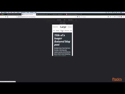 Learn Building Web UIs with Bootstrap 4 Navigation Patterns and Best Practices|packtpub com ...