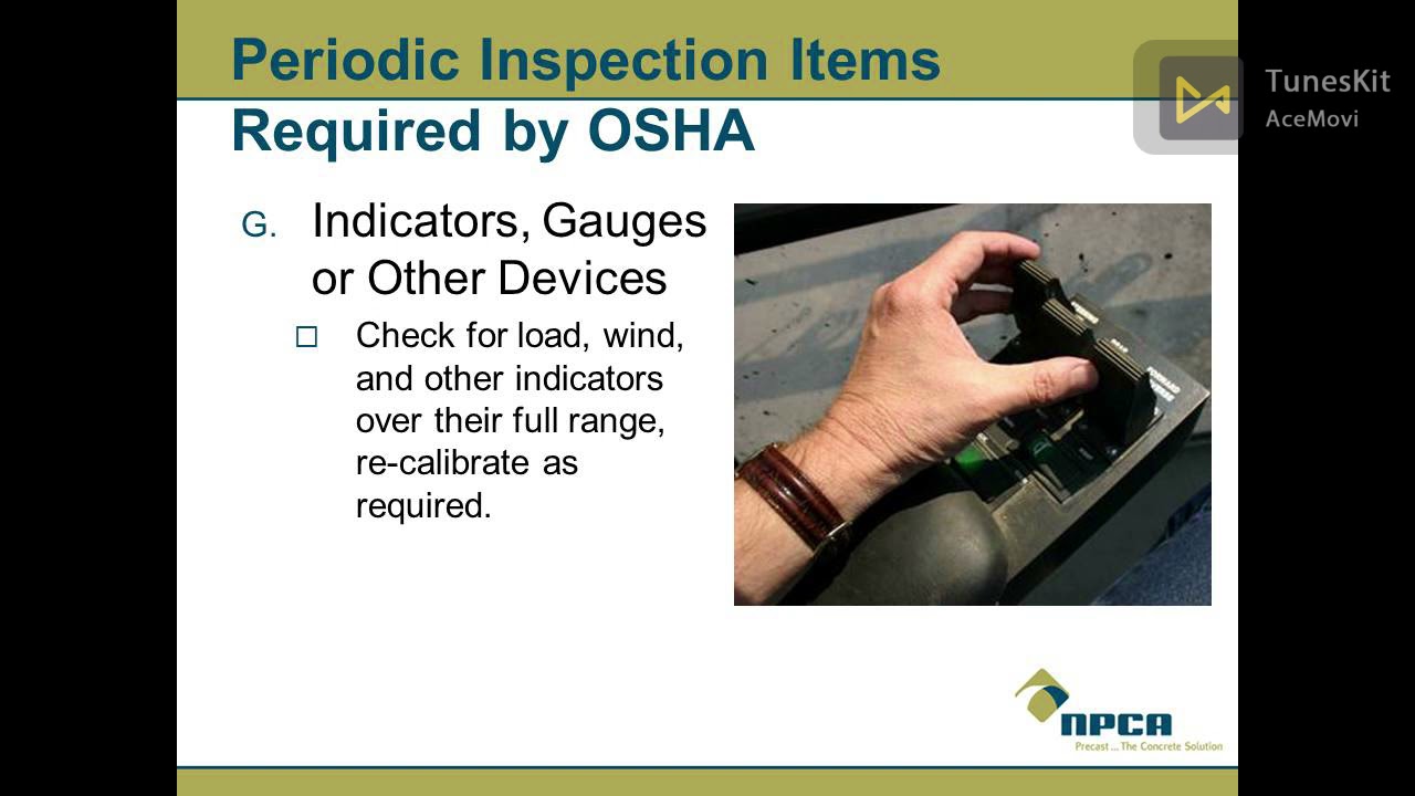 Overhead Crane Safety & Inspection Requirements
