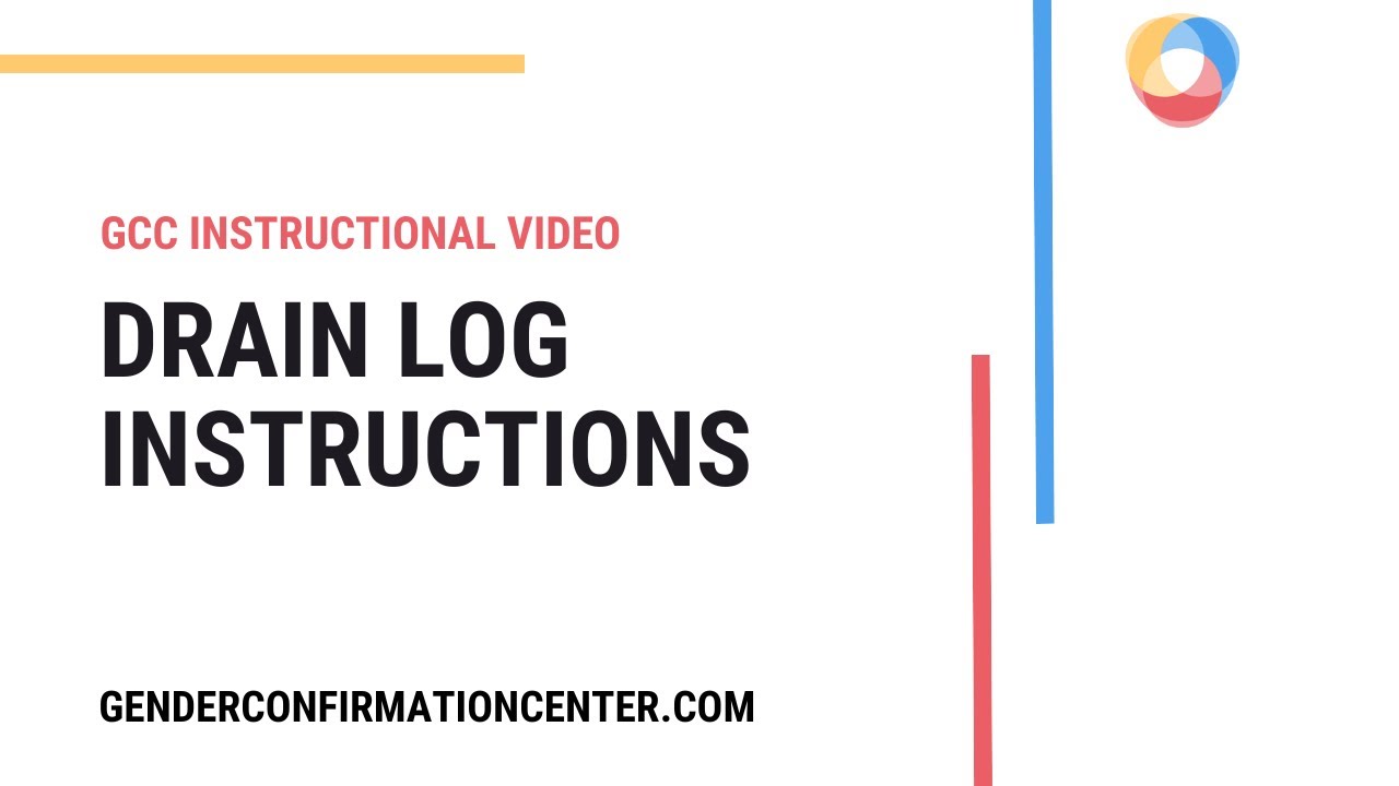 Drain Log Instructions